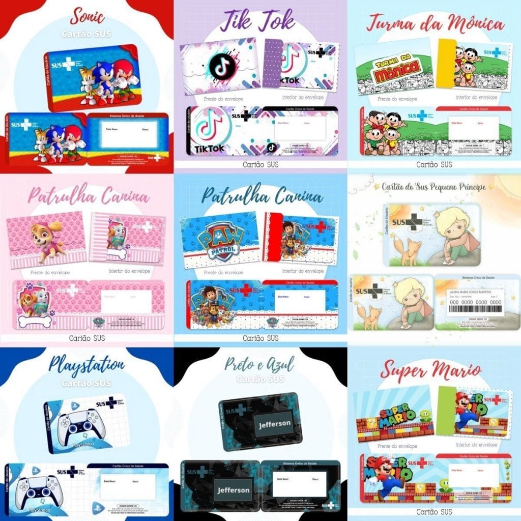 119 Arte Cartão Sus Personalizado Em Png - Ello Criativo