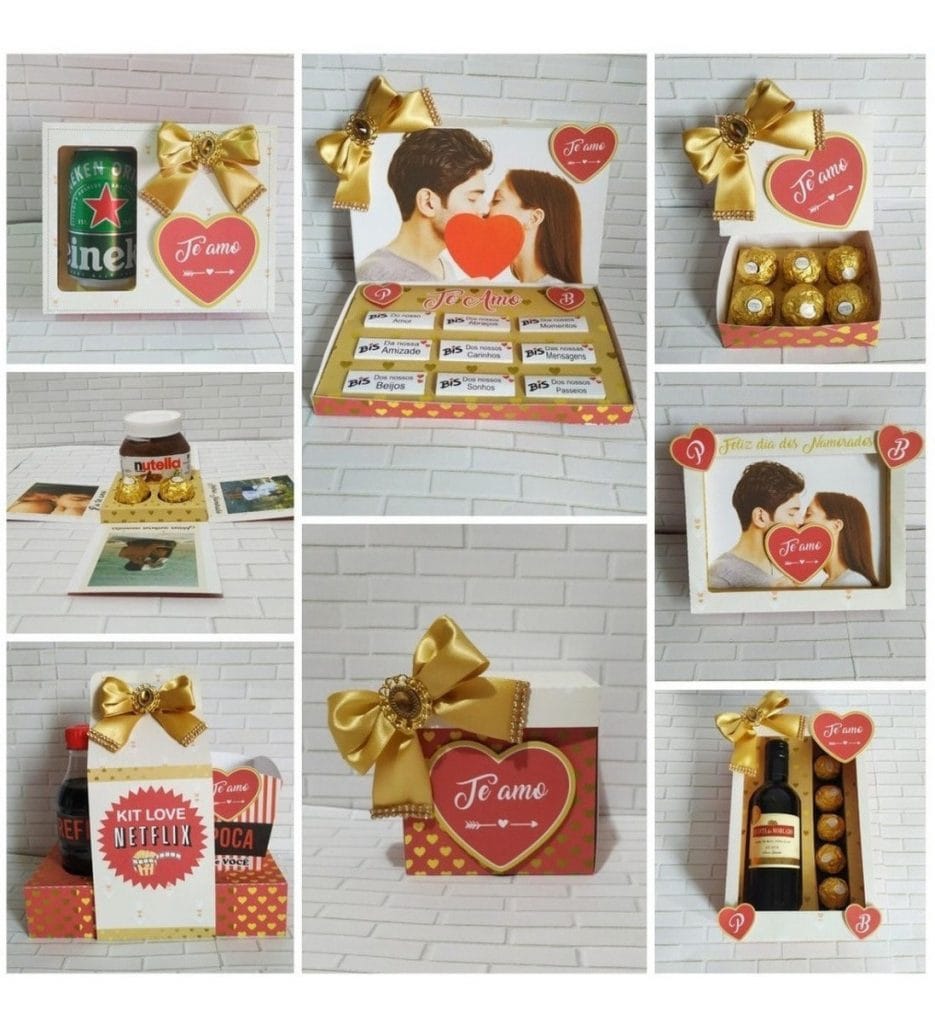 Kit Digital Mimos Dia dos Namorados P Imprimir Cortar Montar - Ello Criativo