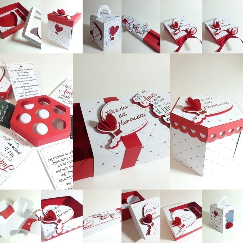 Kit Digital Mimos Dia dos Namorados P Imprimir Cortar Montar - Ello Criativo