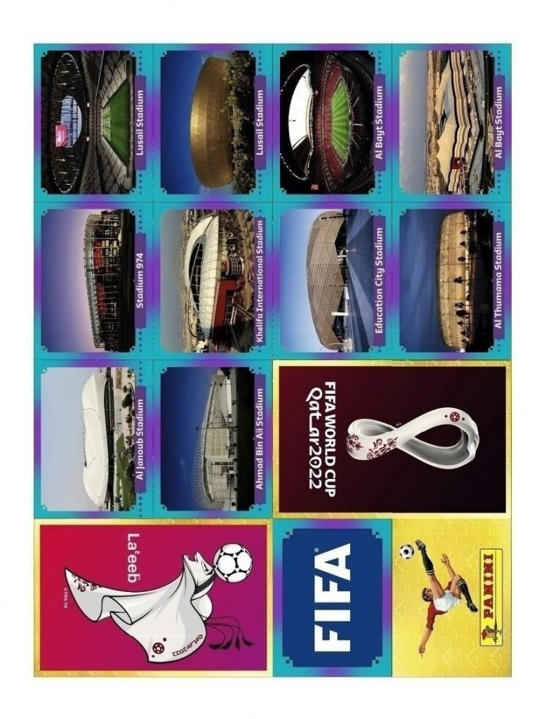 Figurinhas Da Copa Arquivo Pdf P Imprimir Fundo Azul - Ello Criativo