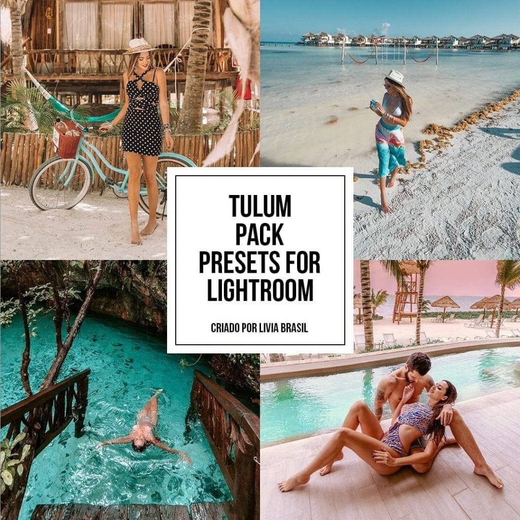 Presets Lightroom Lívia Brasil Pack Tulum Mobile Celular - Ello Criativo