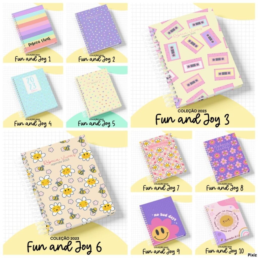 Coleção Capas Fun And Joy Arquivo Digital com 10 modelos exclusivos